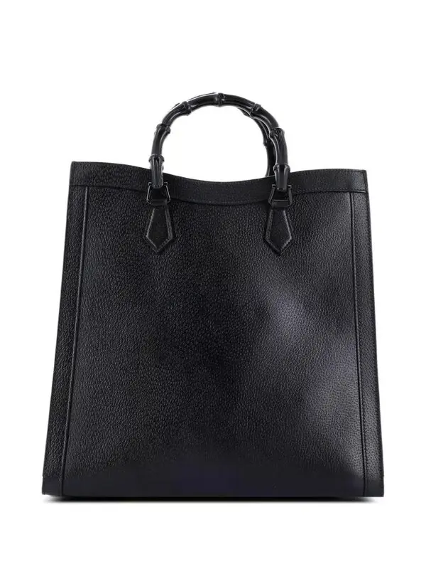Gucci Diana Large Tote With Bamboo Handle - Black