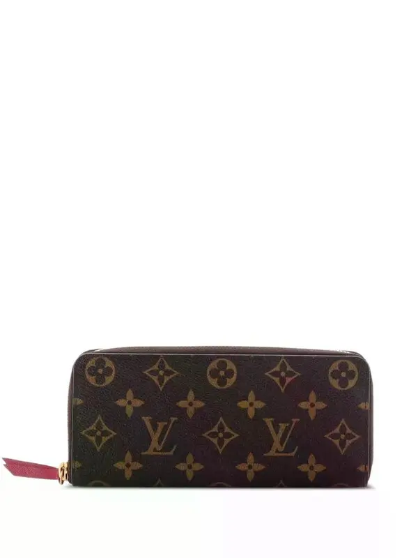 LOUIS VUITTON Clemence Wallet Monogram Canvas Small Wallets - Brown
