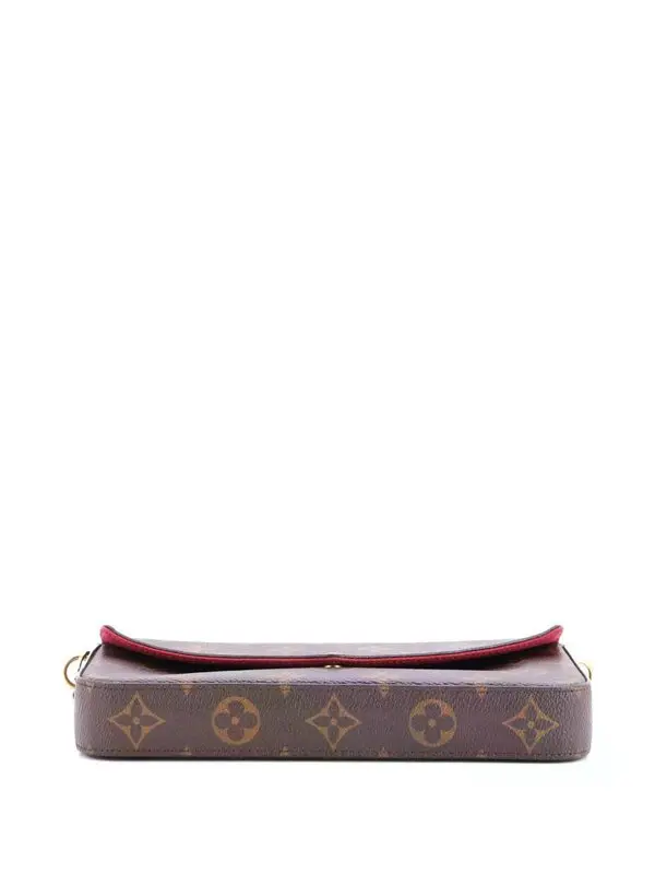 LOUIS VUITTON Felicie Pochette Monogram Canvas - Brown