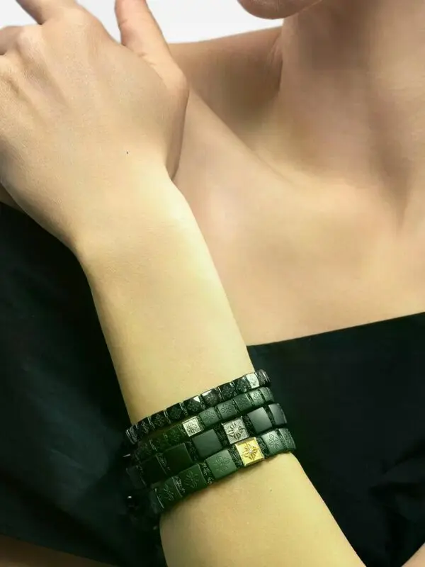 SHAMBALLA JEWELS Diamond Lock Bracelet - Green