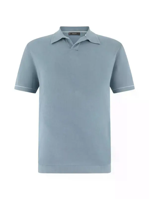 Boggi Milano Polo-collar T-shirt - Blue
