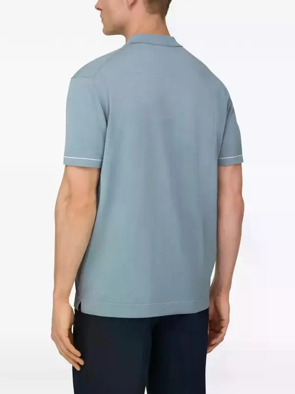 Boggi Milano Polo-collar T-shirt - Blue