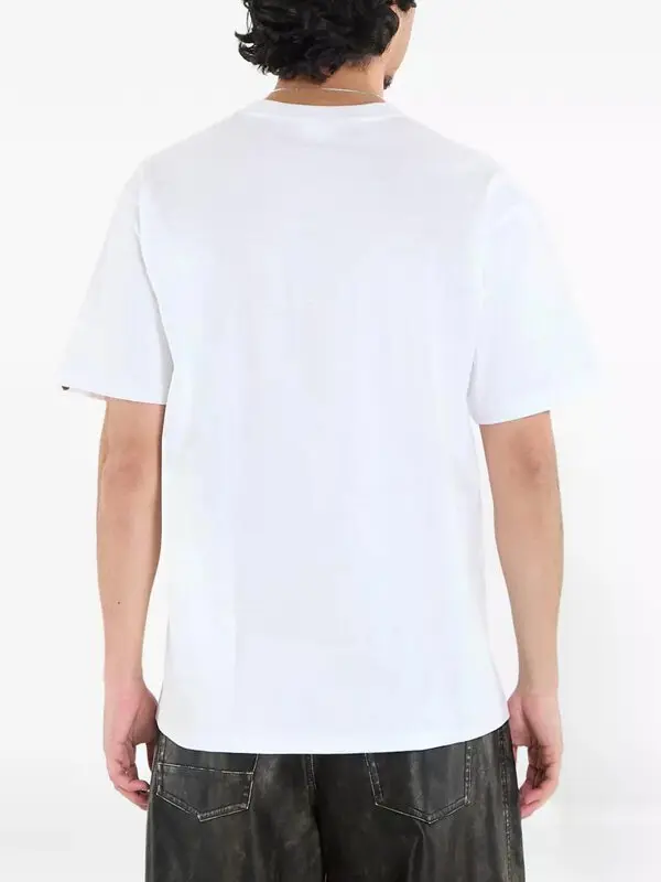 A BATHING APE Graphic Print Crewneck T-shirt - White