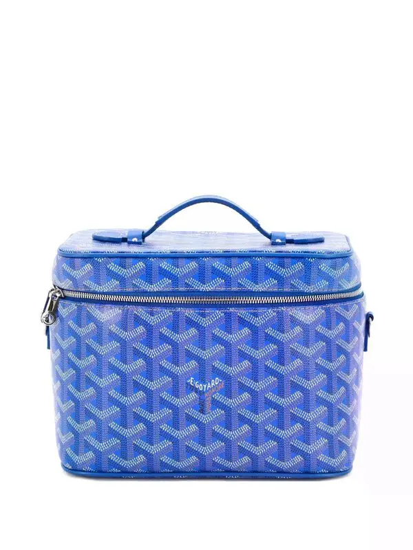 Goyard Muse Vanity Case Coated Canvas Pouch - Blue