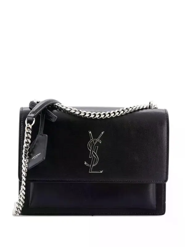 Saint Laurent Sunset Medium Crossbody Bag - Black