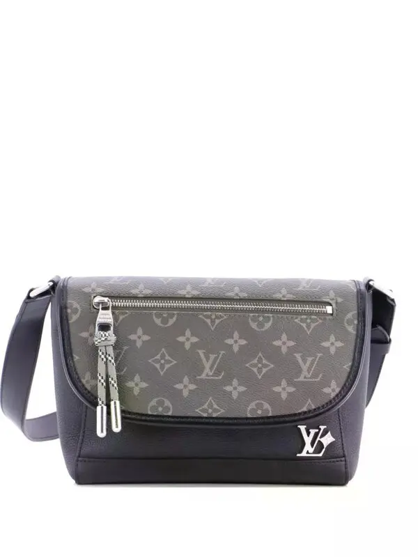 LOUIS VUITTON Pulse Messenger Monogram Crossbody Bag - Black