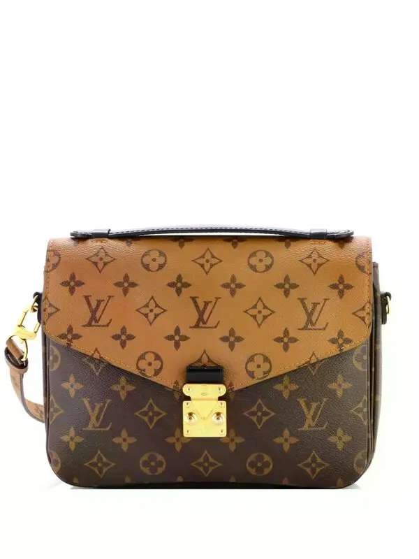LOUIS VUITTON Pochette Metis Reverse Monogram Canvas Crossbody Bag - Brown