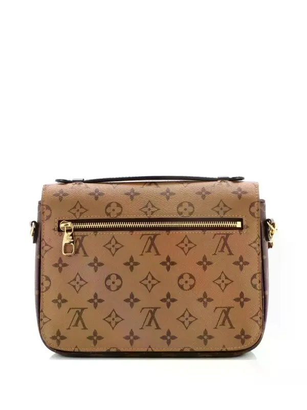 LOUIS VUITTON Pochette Metis Reverse Monogram Canvas Crossbody Bag - Brown