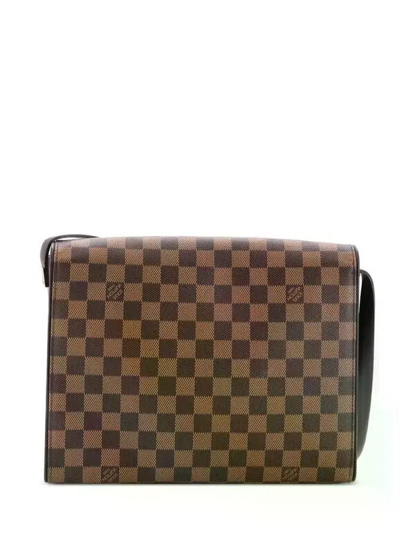 Louis Vuitton Tribeca Carre Damier Shoulder Bag In Brown  display picture 1