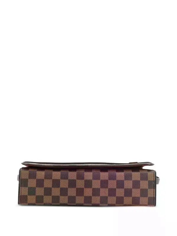 Louis Vuitton Tribeca Carre Damier Shoulder Bag In Brown  display picture 1
