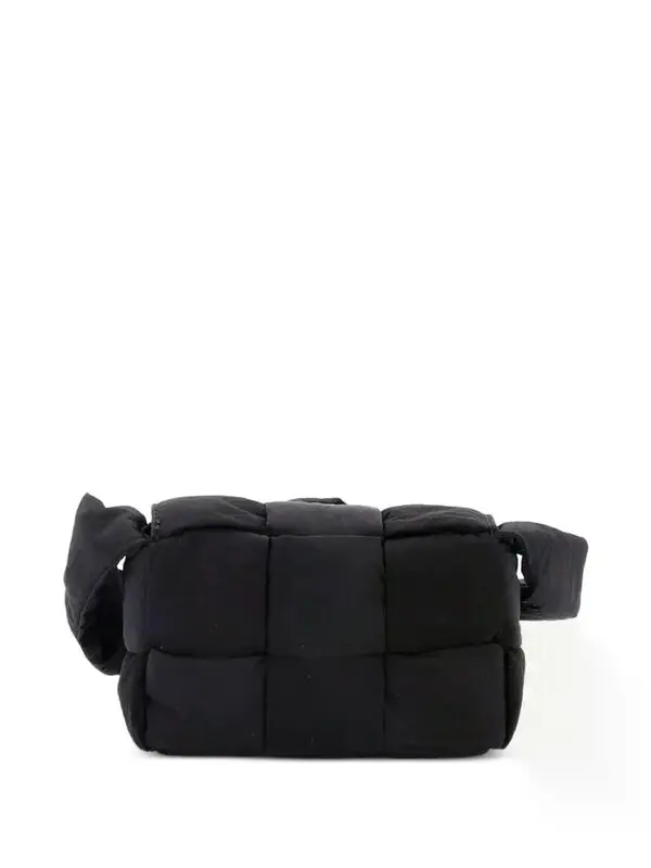 Bottega Veneta Cassette Maxi Intrecciato Nylon Extra Mini Crossbody Bag