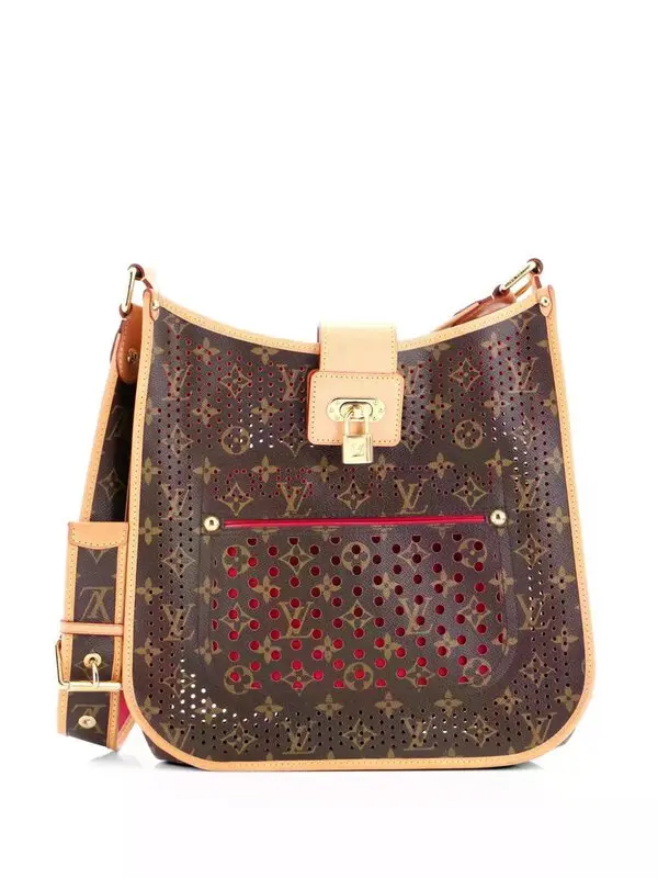 LOUIS VUITTON Musette Handbag Perforated Monogram Canvas - Brown