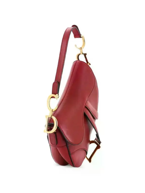 Dior Saddle Handbag Leather Mini Shoulder Bag