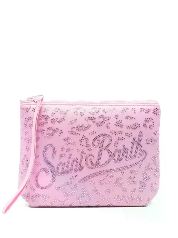 MC2 SAINT BARTH Strass-embellished Clutch - Pink