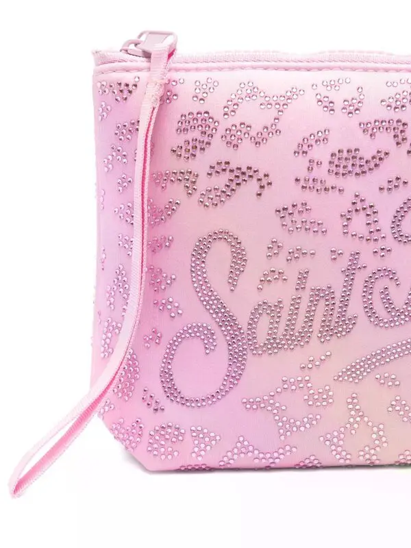 MC2 SAINT BARTH Strass-embellished Clutch - Pink