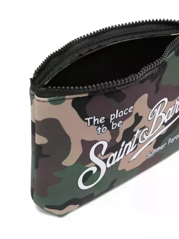 MC2 SAINT BARTH Camouflage Zip Clutch