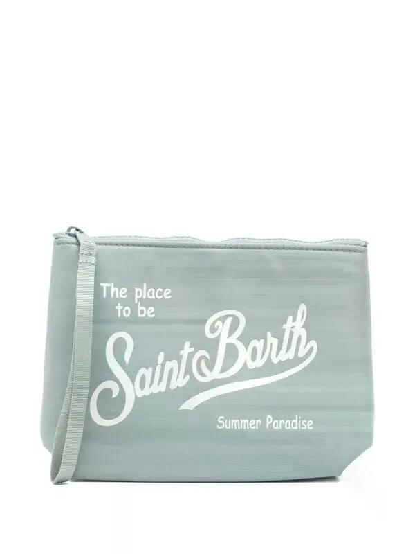 MC2 SAINT BARTH Aline Zip Clutch - Blue