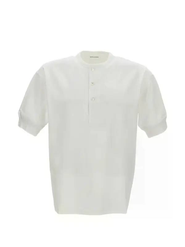 KAPTAIN SUNSHINE Buttoned Polo-shirt - White