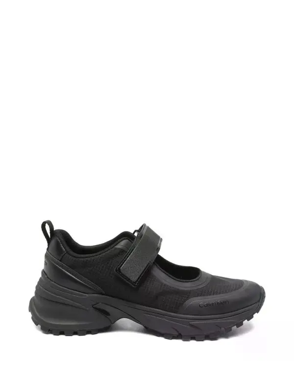 Calvin Klein Hike Runner Touch-strap Sneakers - Black