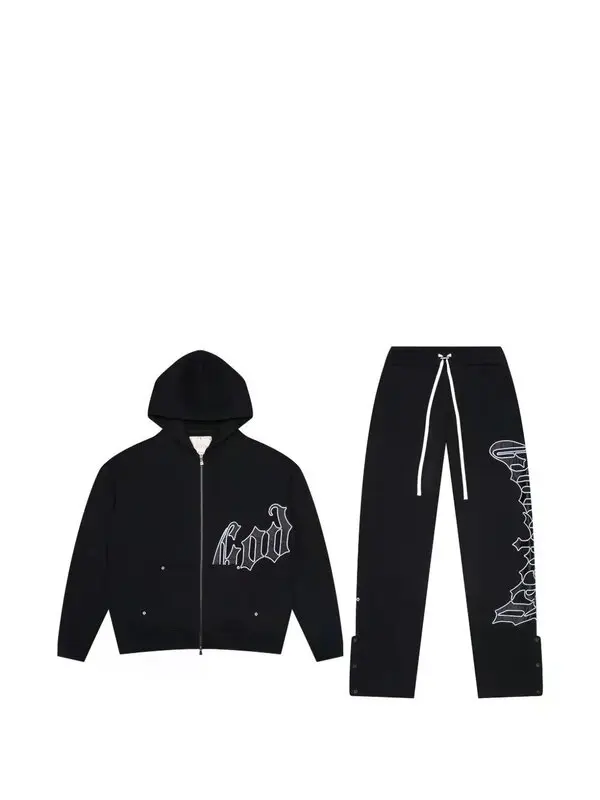 GODSPEED Logo Tracksuit Set - Black
