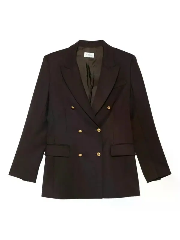 P.a.r.o.s.h Double-breasted Blazer - Brown