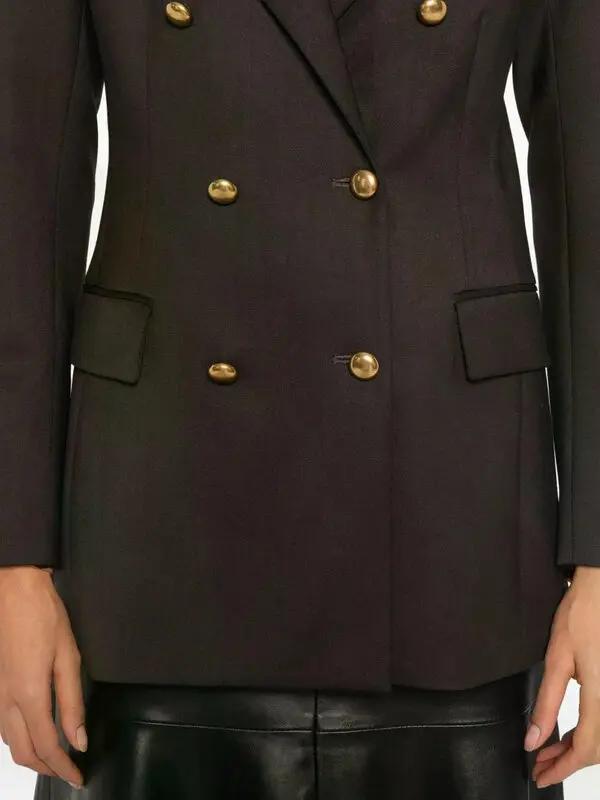 P.a.r.o.s.h Double-breasted Blazer - Brown