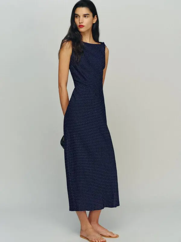 REFORMATION Sorrel Midi Dress - Blue