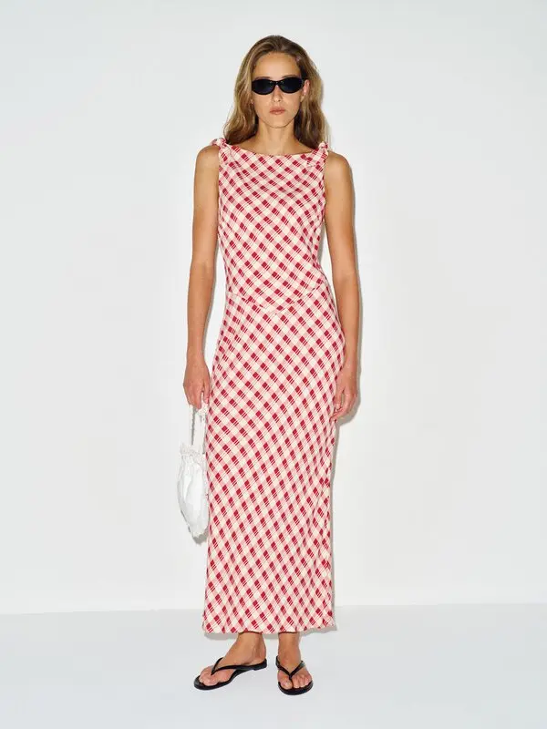 REFORMATION Sorrel Midi Dress - Red