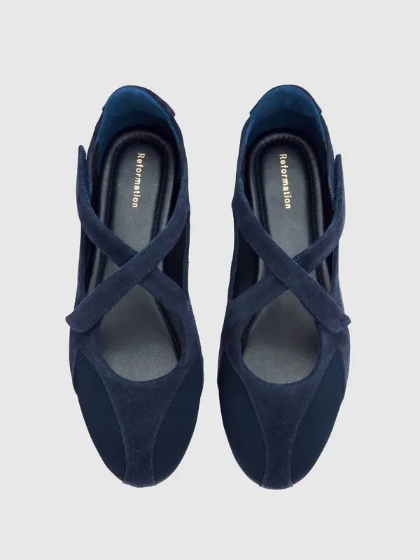 REFORMATION Terra Ballet Sneaker - Blue