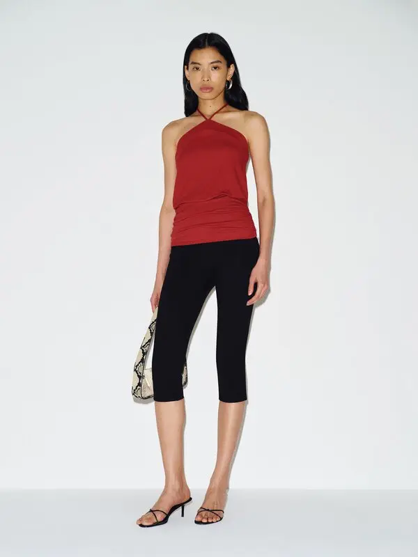 REFORMATION Madison Knit Top - Red