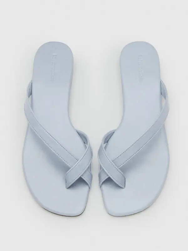 REFORMATION Sonoma Flat Sandal - Blue