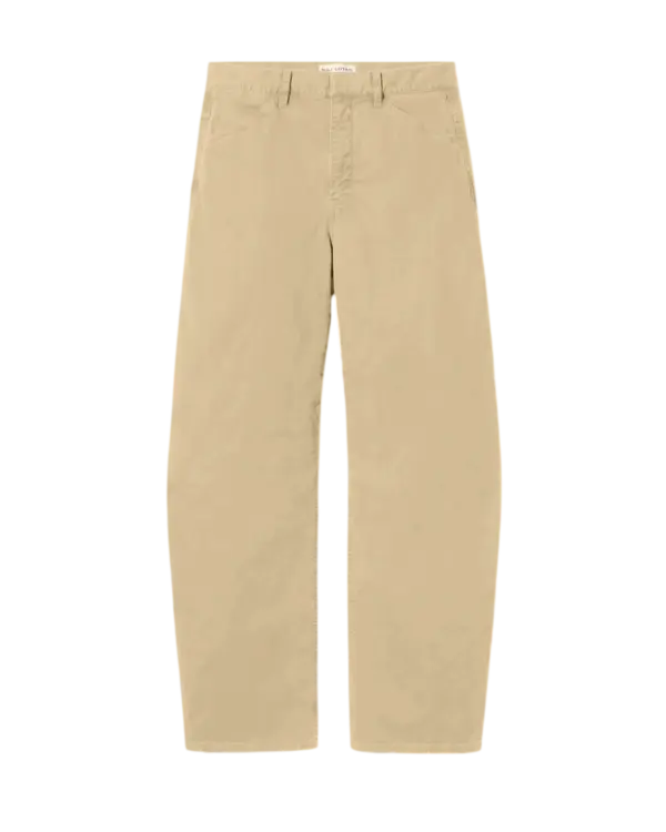 NILI LOTAN Tribeca Cotton Pant - Beige