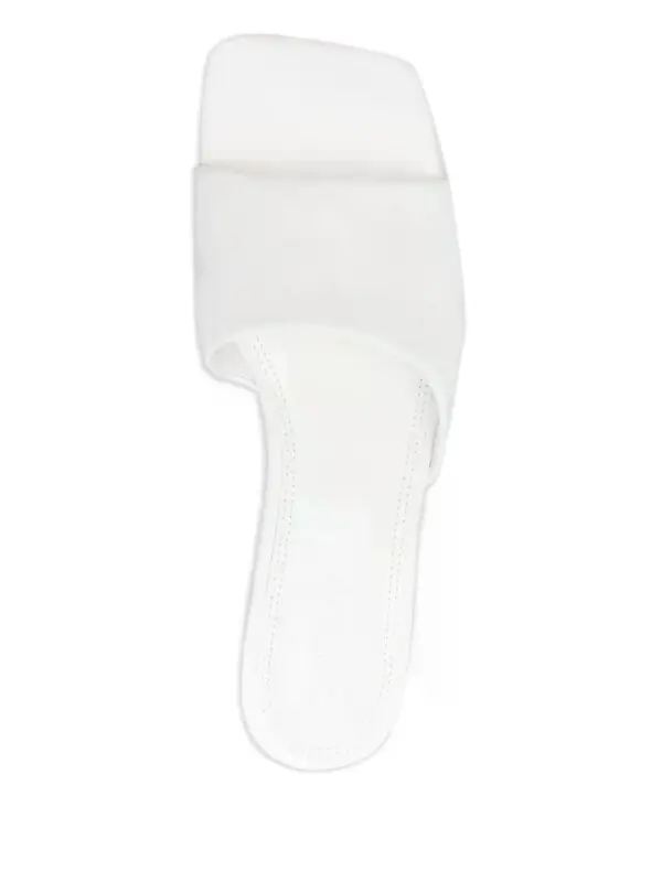 Sandro Leather Heeled Mules
