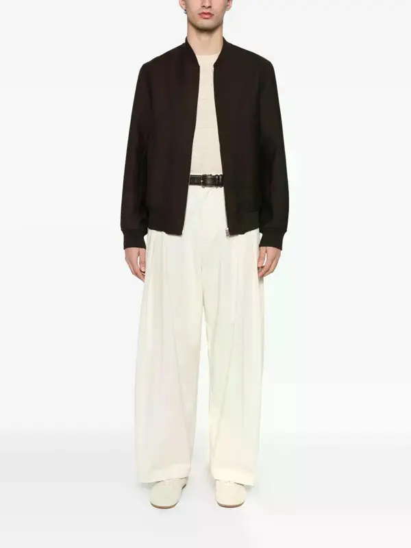 Sandro Linen T-shirt - Neutrals