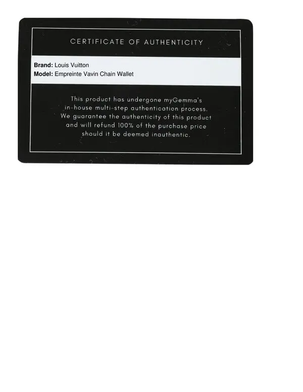 LOUIS VUITTON Monogram Empreinte Vavin Pm - Black