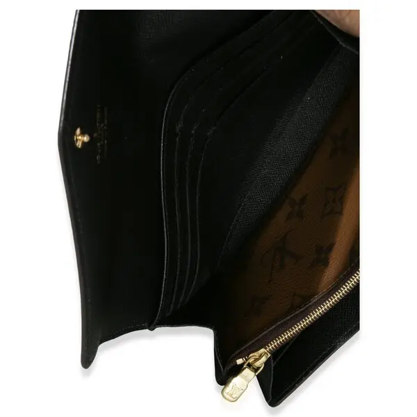 LOUIS VUITTON Reverse Monogram Giant Canvas Sarah Wallet - Brown