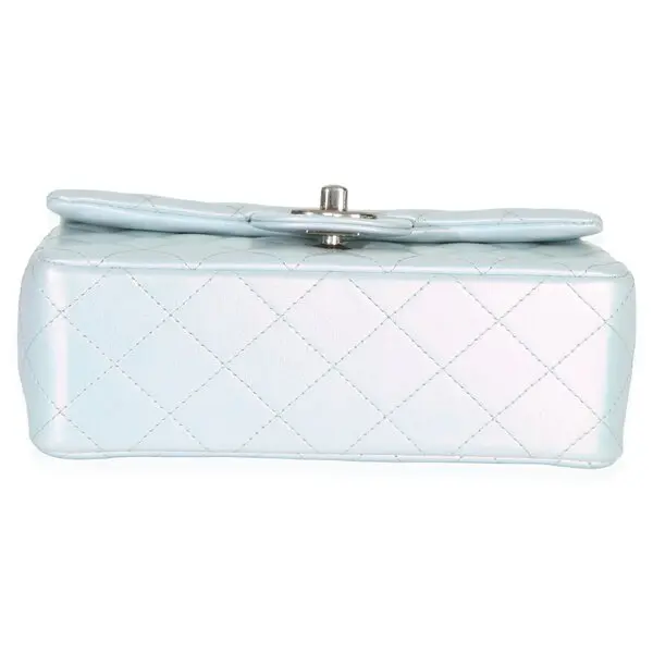 Chanel Iridescent Quilted Goatskin Rectangular Flap
