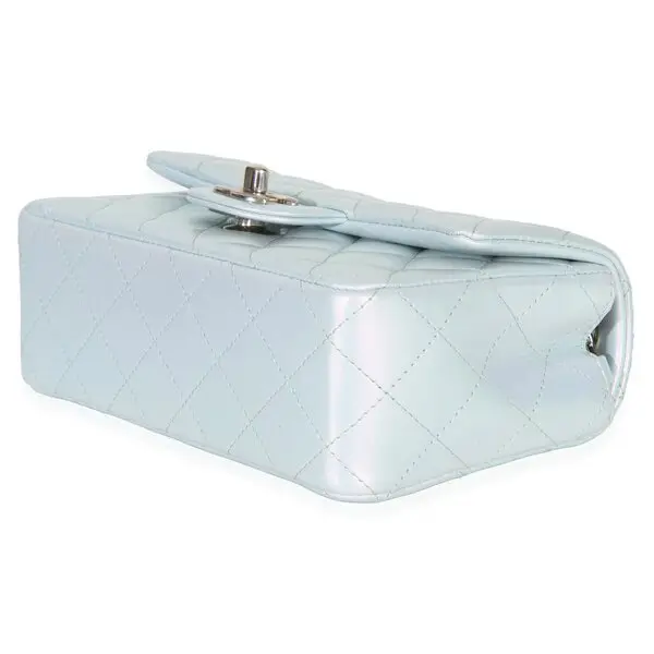 Chanel Iridescent Quilted Goatskin Rectangular Flap
