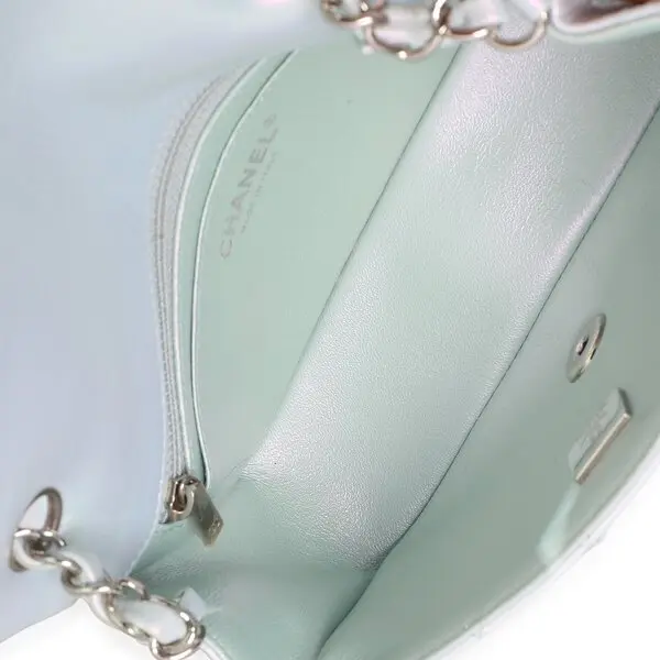 Chanel Iridescent Quilted Goatskin Rectangular Flap