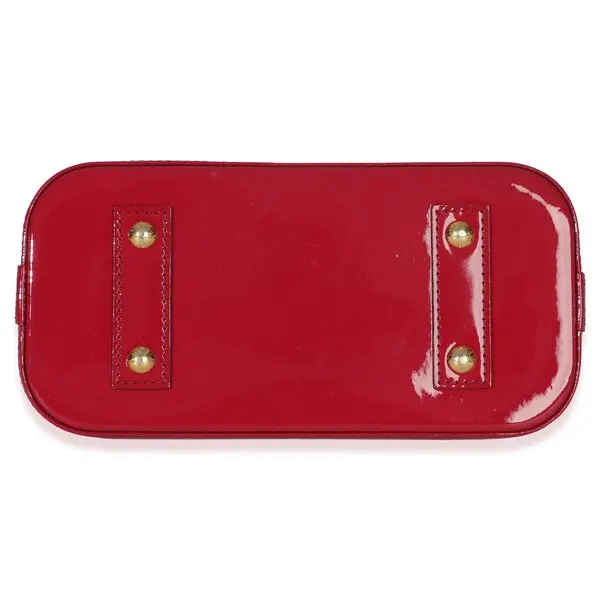 LOUIS VUITTON Monogram Vernis Alma Bb - Pink
