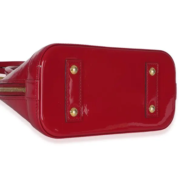 LOUIS VUITTON Monogram Vernis Alma Bb - Pink