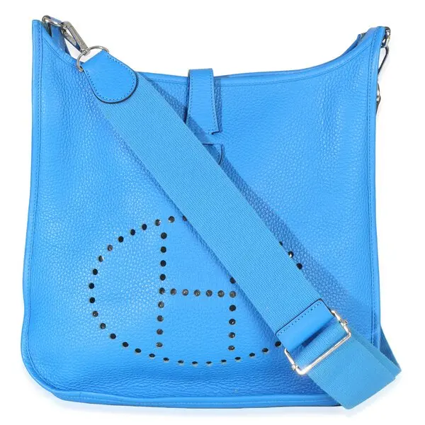 Hermès Evelyne Gm Shoulder Bag - Blue
