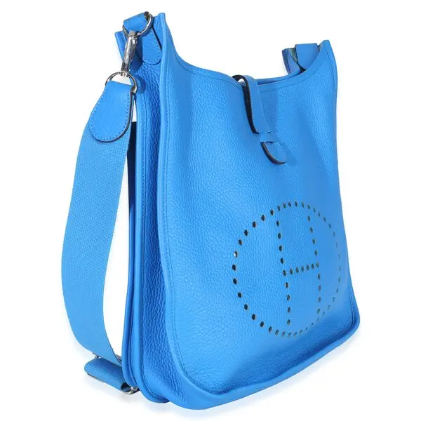 Hermès Evelyne Gm Shoulder Bag - Blue