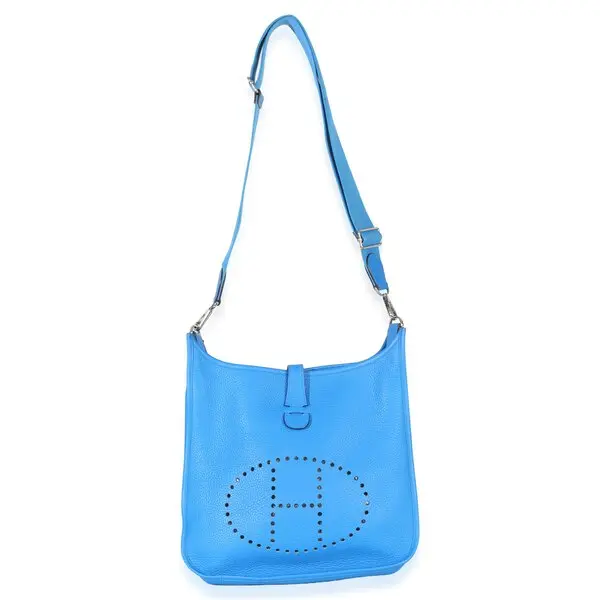 Hermès Evelyne Gm Shoulder Bag - Blue