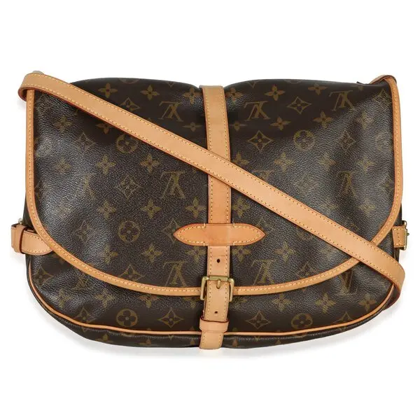 LOUIS VUITTON Monogram Canvas Saumur 30