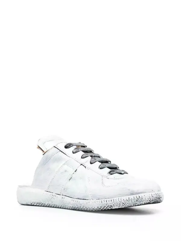 MAISON MARGIELA Replica Cut-out Paint-effect Sneakers