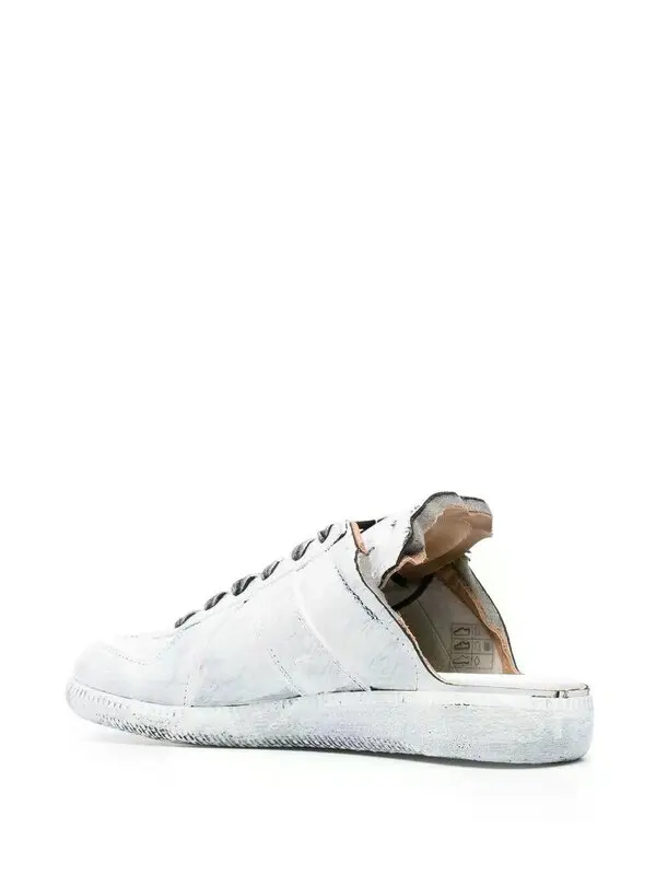 MAISON MARGIELA Replica Cut-out Paint-effect Sneakers