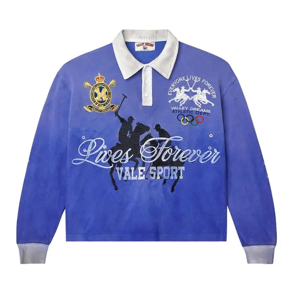 VALE FOREVER Rugby Shirt - Blue