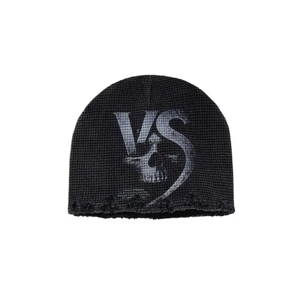 VALE FOREVER Vs Skull Beanie - Black