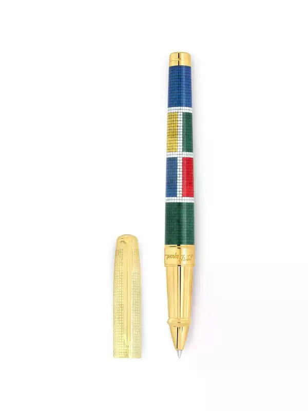 S.t. Dupont Mosaic Eternity Rollerball Pen - Gold